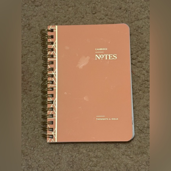 Office | Nwt Light Orange Colored Cambridge Notes Notebook | Poshmark